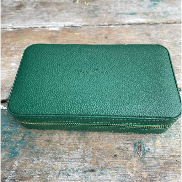 Pandora | Storage & Organization | Pandora Green Travel Jewelry Box ...